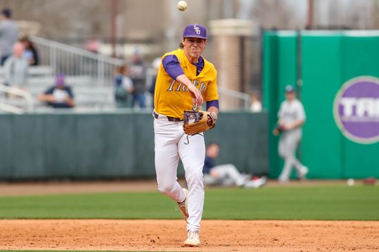Lsu Third Baseman Jack Merrifield 53 Editorial Stock Photo - Stock ...