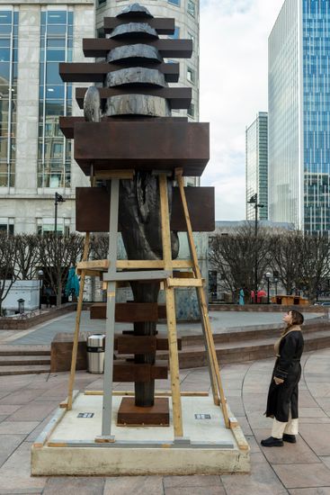 Titans Xiv 5m High Monolithic Work Editorial Stock Photo - Stock Image ...