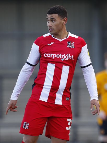 Exeter City Player Josh Coley During Editorial Stock Photo - Stock ...