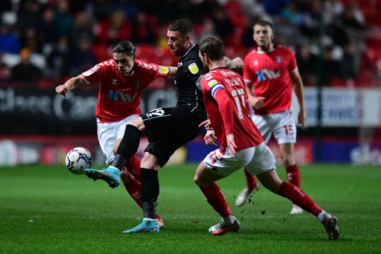 George Dobson Charlton Athletic Connor Wickham Editorial Stock Photo ...