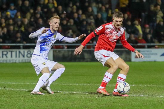 Crewe Alexandra Midfielder Callum Ainley 11 Editorial Stock Photo ...