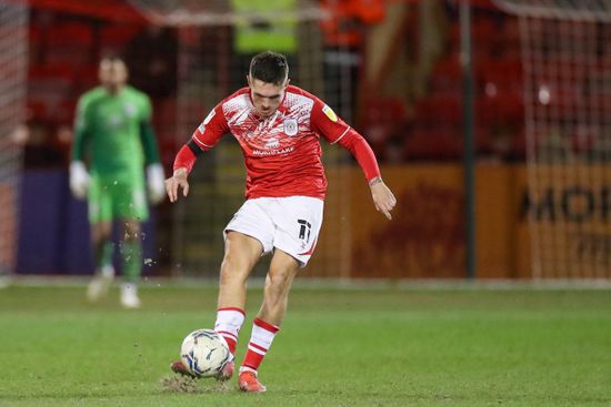 Crewe Alexandra Midfielder Callum Ainley 11 Editorial Stock Photo ...