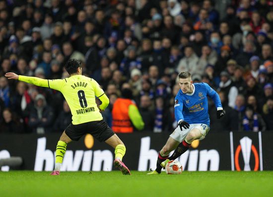 Ryan Kent Rangers Beats Mahmoud Dahoud Editorial Stock Photo - Stock ...
