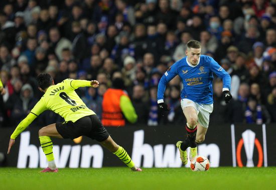 Ryan Kent Rangers Beats Mahmoud Dahoud Editorial Stock Photo - Stock ...