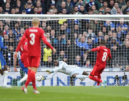 Edouard Mendy C First Half Save Editorial Stock Photo - Stock Image ...