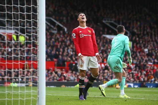 Cristiano Ronaldo Manchester United Vents Frustration Editorial Stock ...