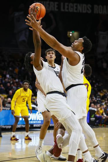 Colorado Buffaloes Forward Evan Battey 21 Editorial Stock Photo - Stock ...
