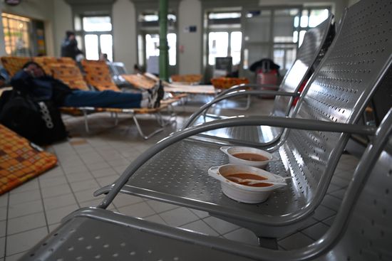 View Reception Point Refugees Ukraine Established Editorial Stock Photo ...