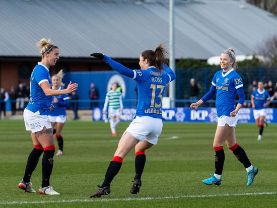 Rangers Womens Forward Jane Ross Celebrates Editorial Stock Photo ...