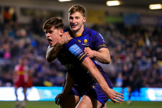 Seb Atkinson Worcester Warriors Celebrates His Editorial Stock Photo ...