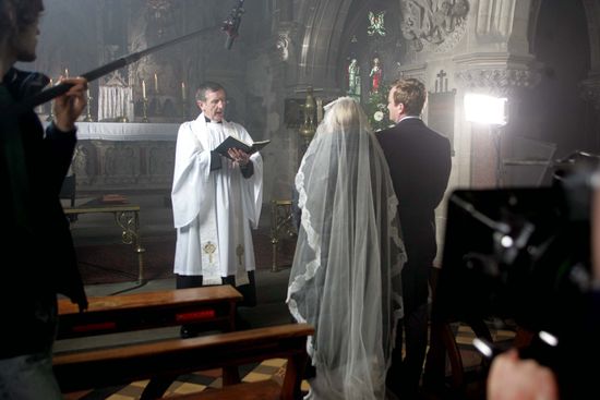 Behind Scenes Patsy Kensit Coulthard Wedding Editorial Stock Photo ...