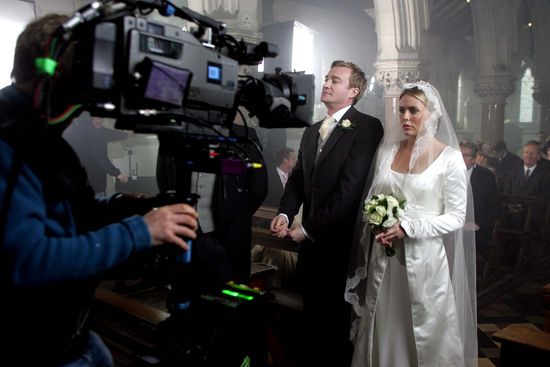 Behind Scenes Ray Coulthard Patsy Kensit Editorial Stock Photo - Stock ...