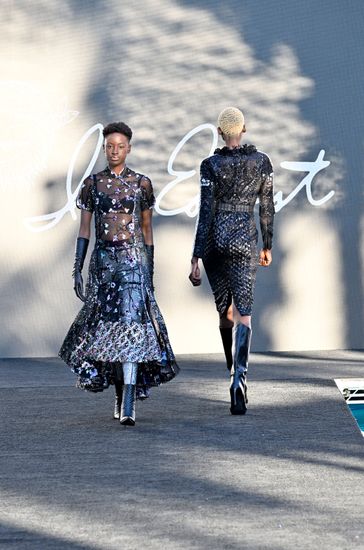 Model Walks Runway Wearing Earnest By Editorial Stock Photo - Stock ...