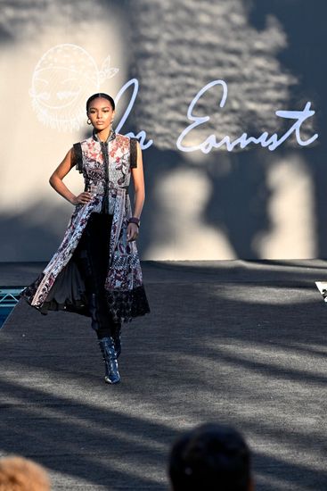 Model Walks Runway Wearing Earnest By Editorial Stock Photo - Stock ...