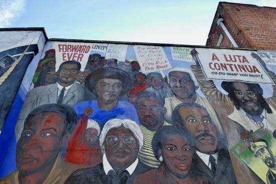 Readings Famous Black History Mural Reading Editorial Stock Photo ...