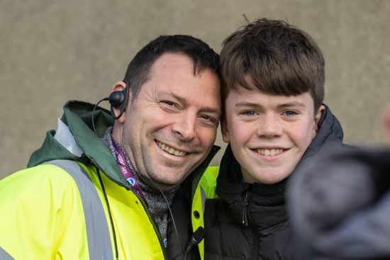 Crowd Doctor Rob Galloway His Son Editorial Stock Photo - Stock Image ...