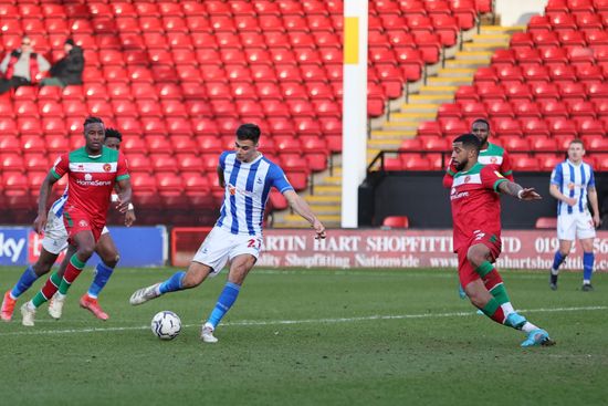 Isaac Fletcher Hartlepool United Shoots Goal Editorial Stock Photo ...