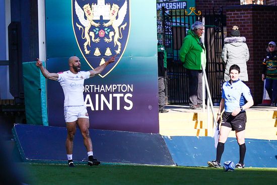 Try Exeter Chiefs Wing Olly Woodburn Editorial Stock Photo - Stock ...