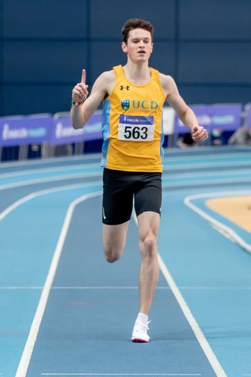Mens 1500m Final Luke Mccann Ucd Editorial Stock Photo - Stock Image ...