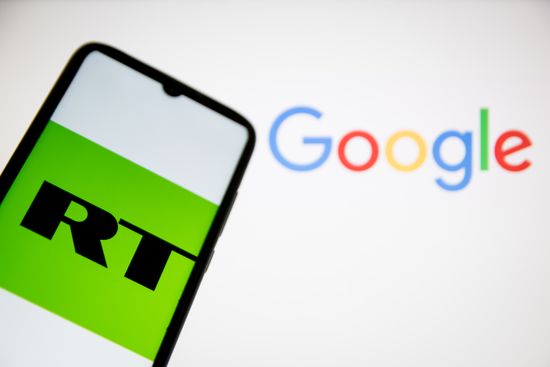 This Photo Illustration Rt News Logo Editorial Stock Photo - Stock ...