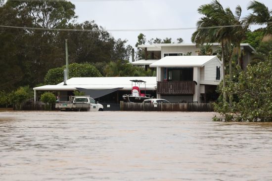 Flooding Seen Chinderah Northern New South Editorial Stock Photo ...
