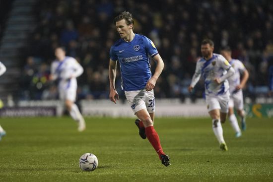 Portsmouth Defender Sean Raggett Action During Editorial Stock Photo ...