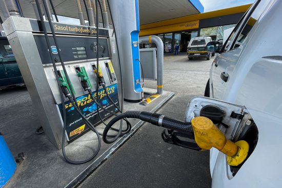 Vehicle Filled Diesel Cape Town South Editorial Stock Photo - Stock ...