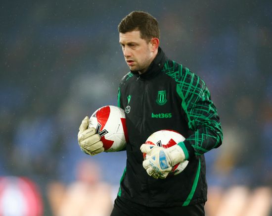 Frank Fielding Stoke City During Prematch Editorial Stock Photo - Stock ...