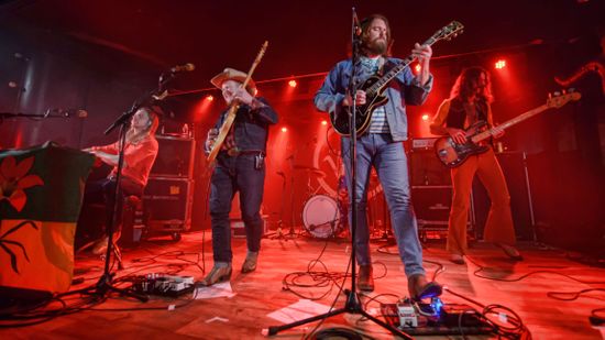 Sheepdogs Ewan Currie Ryan Gullen Sam Editorial Stock Photo - Stock ...