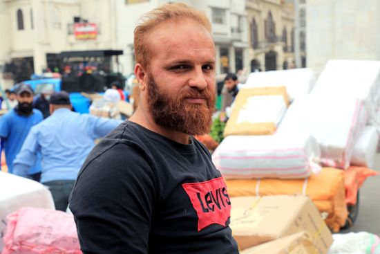 Iraqi Porter Ibrahim Roni Aged 34 Editorial Stock Photo - Stock Image ...