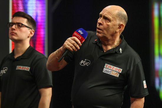 Pdc Darts Referee Russ Bray During Editorial Stock Photo - Stock Image ...
