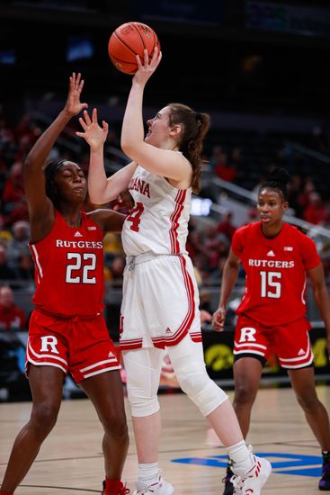 Rutgers Scarlet Knights Forward Chyna Cornwell Editorial Stock Photo ...