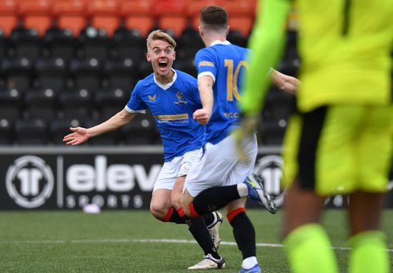 Charlie Mccann Rangers Celebrates Scoring Team Editorial Stock Photo ...