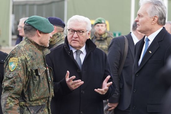 Federal President Frankwalter Lieutenant Colonel Daniel Editorial Stock ...