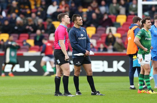 Referee Jack Makepeace Reviews Tmo Footage Editorial Stock Photo ...