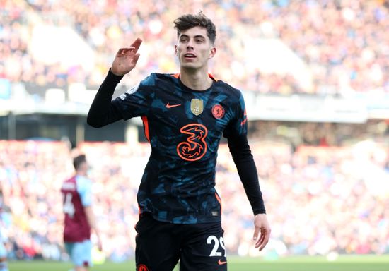 Goal Celebrations Kai Havertz Chelsea During Editorial Stock Photo ...
