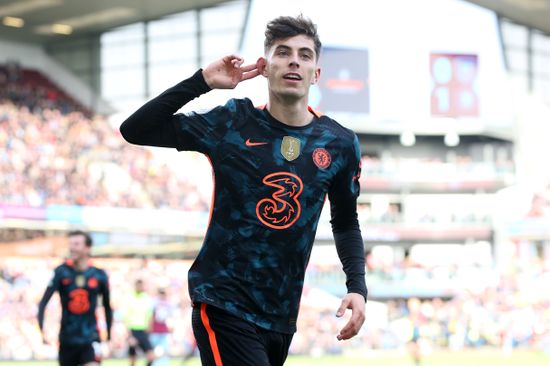 Goal Celebrations Kai Havertz Chelsea During Editorial Stock Photo ...