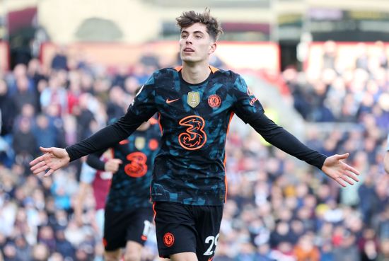 Goal Celebrations Kai Havertz Chelsea During Editorial Stock Photo ...