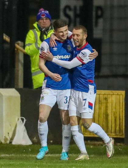 Carrick Rangers Vs Linfield Linfields Jake Editorial Stock Photo ...