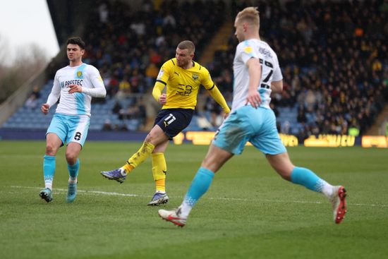 Oxford United Forward Sam Winnall 11 Editorial Stock Photo - Stock ...