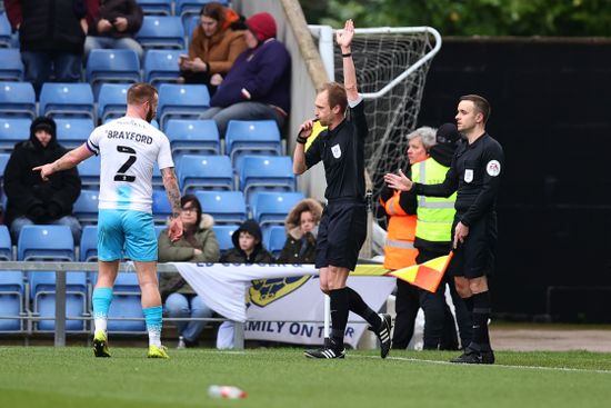 Offside Referee Sam Purkiss Rules Oxford Editorial Stock Photo - Stock ...