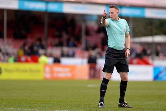 Referee James Bell Pointing Directing Signalling Editorial Stock Photo ...
