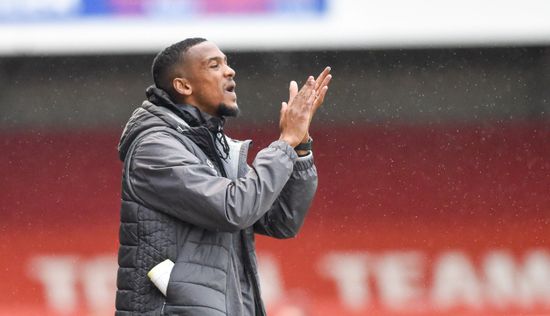 Crawley Assistant Manager Lewis Young During Editorial Stock Photo ...