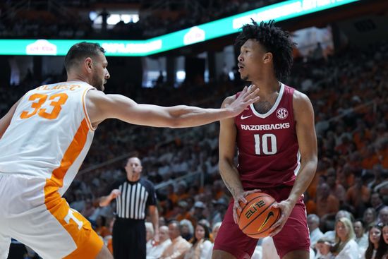 Uros Plavsic 33 Tennessee Volunteers Defends Editorial Stock Photo ...