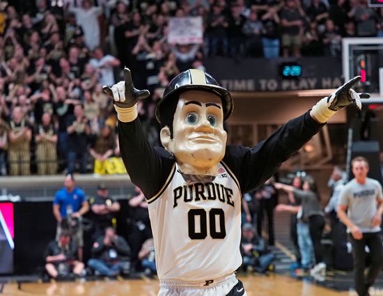 Purdue Mascot Boilermaker Pete 1st Half Editorial Stock Photo - Stock ...