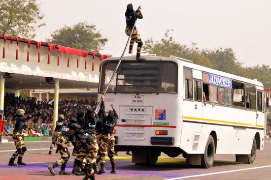 Cisf Soldiers Perform Drill During 53rd Editorial Stock Photo - Stock ...