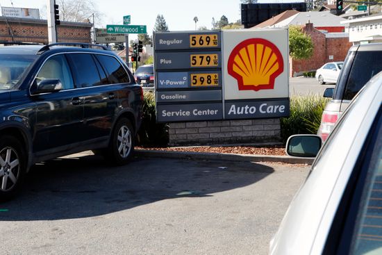 Shell Oil Gasoline Station Price Sign Editorial Stock Photo - Stock ...