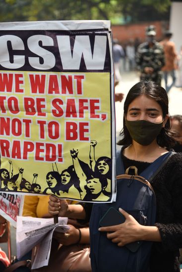 Women During Rally Demand Gender Equality Editorial Stock Photo - Stock ...
