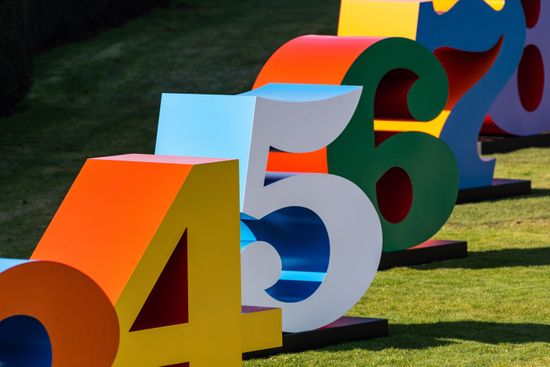 One Through Zero Ten Numbers By Editorial Stock Photo - Stock Image ...