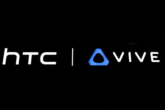 Htc Vive Logo Exhibited Htc Stand Editorial Stock Photo - Stock Image ...